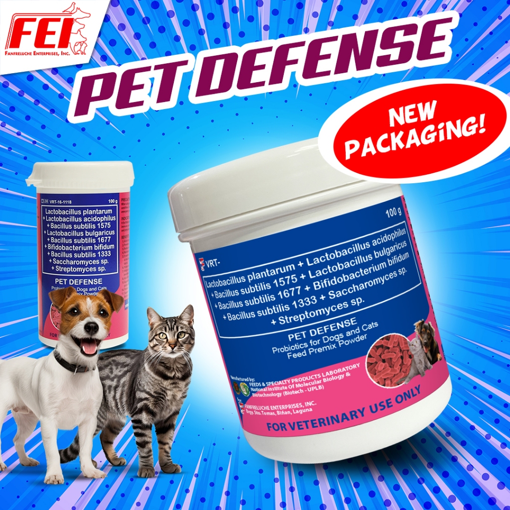 Pet Defense Probiotics for Dogs and Cats 100 g | Shopee Philippines