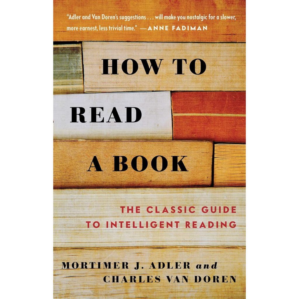 How to Read a Book: The Classic Guide to Intelligent Reading | Shopee ...