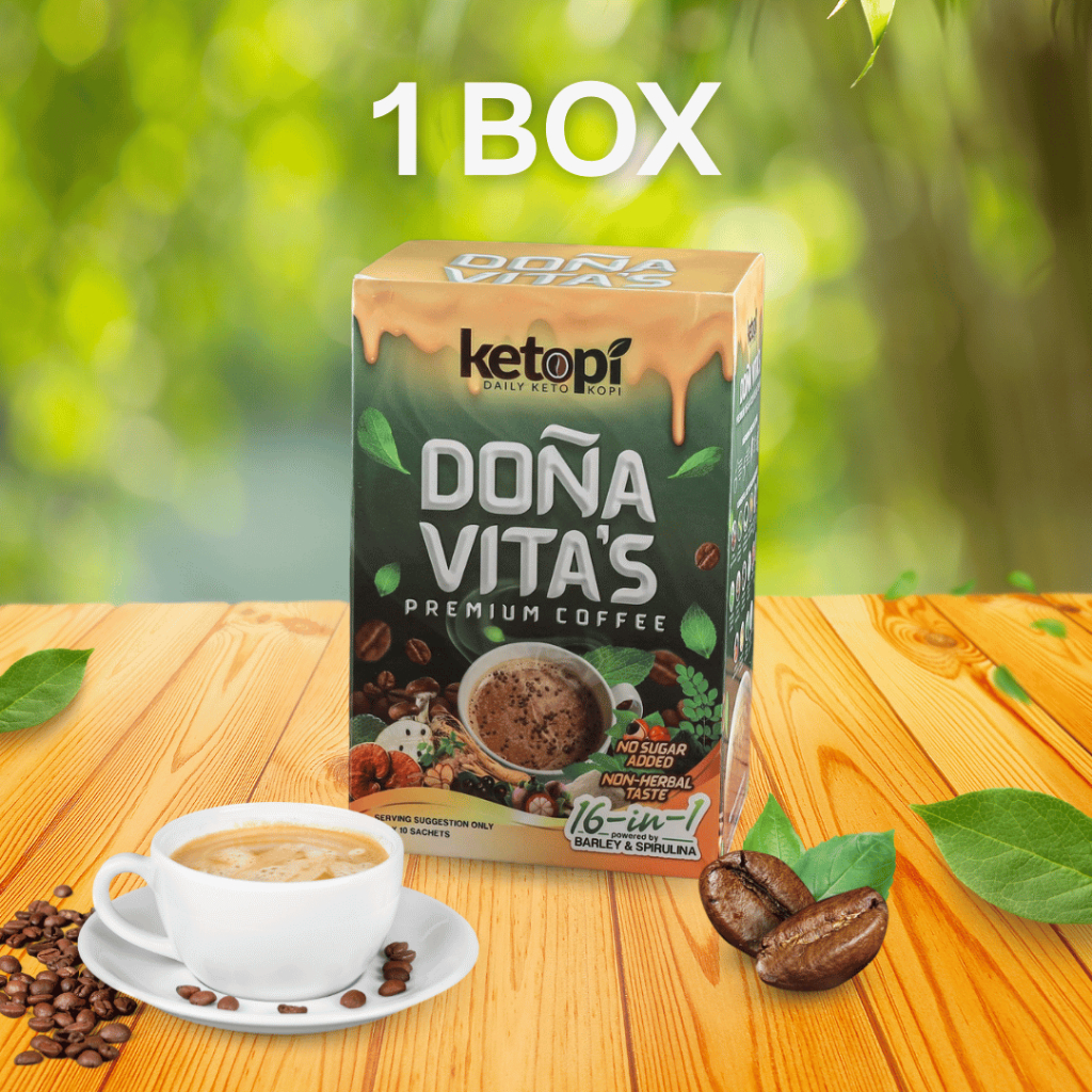 1 Box Doña Vita Premium Coffee 21g/sachet & 10 sachet/box, Dona Vita ...