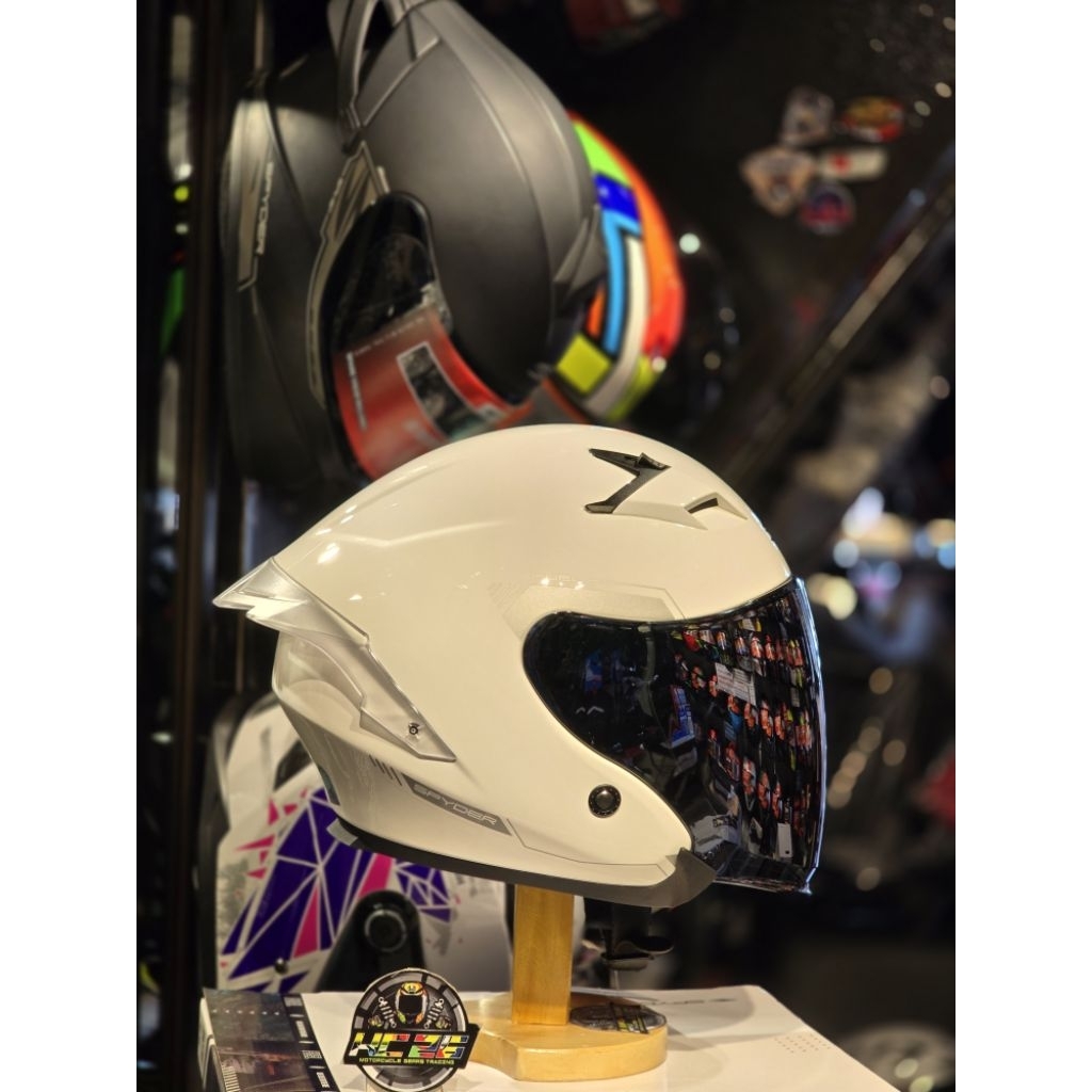 spyder fuel half face dual visor | Shopee Philippines