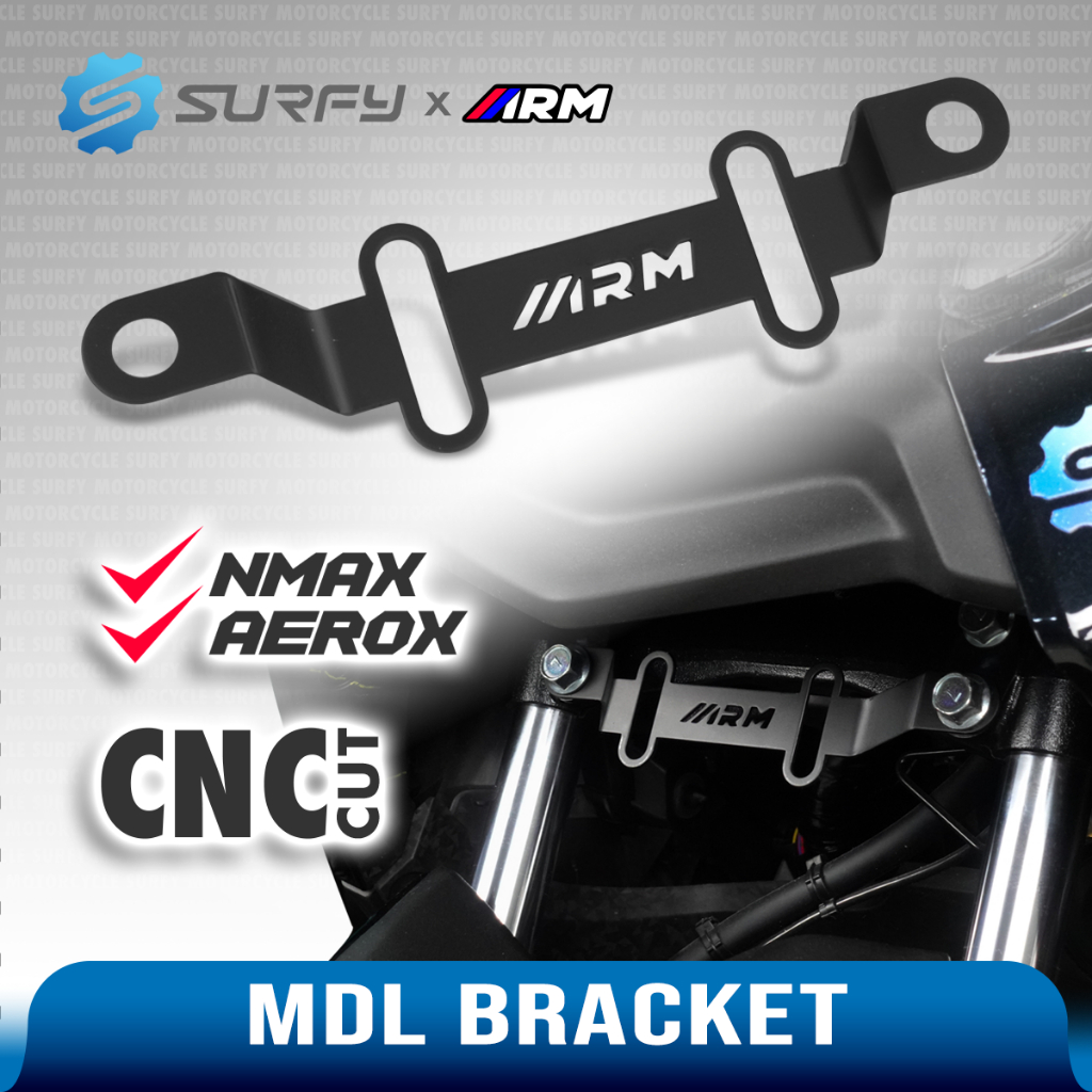 ARM Nmax Aerox MDL Bracket & Windshield Garnish Bracket CNC Cut Alloy ...
