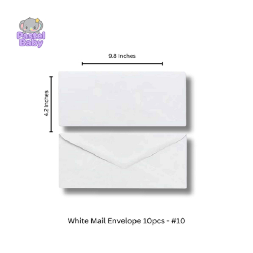 White Mail Envelope | Sold per 10pcs | Shopee Philippines