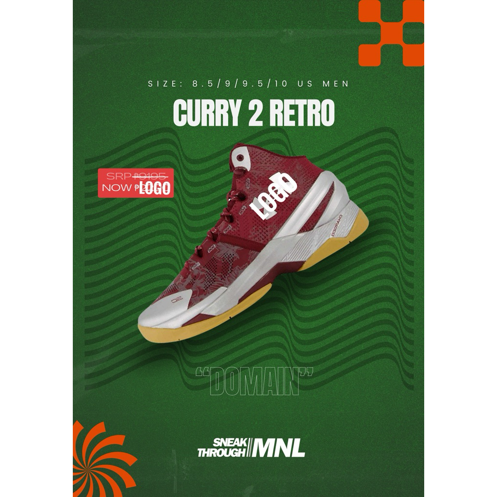 Original Curry 2 Retro "Domaine" | Shopee Philippines
