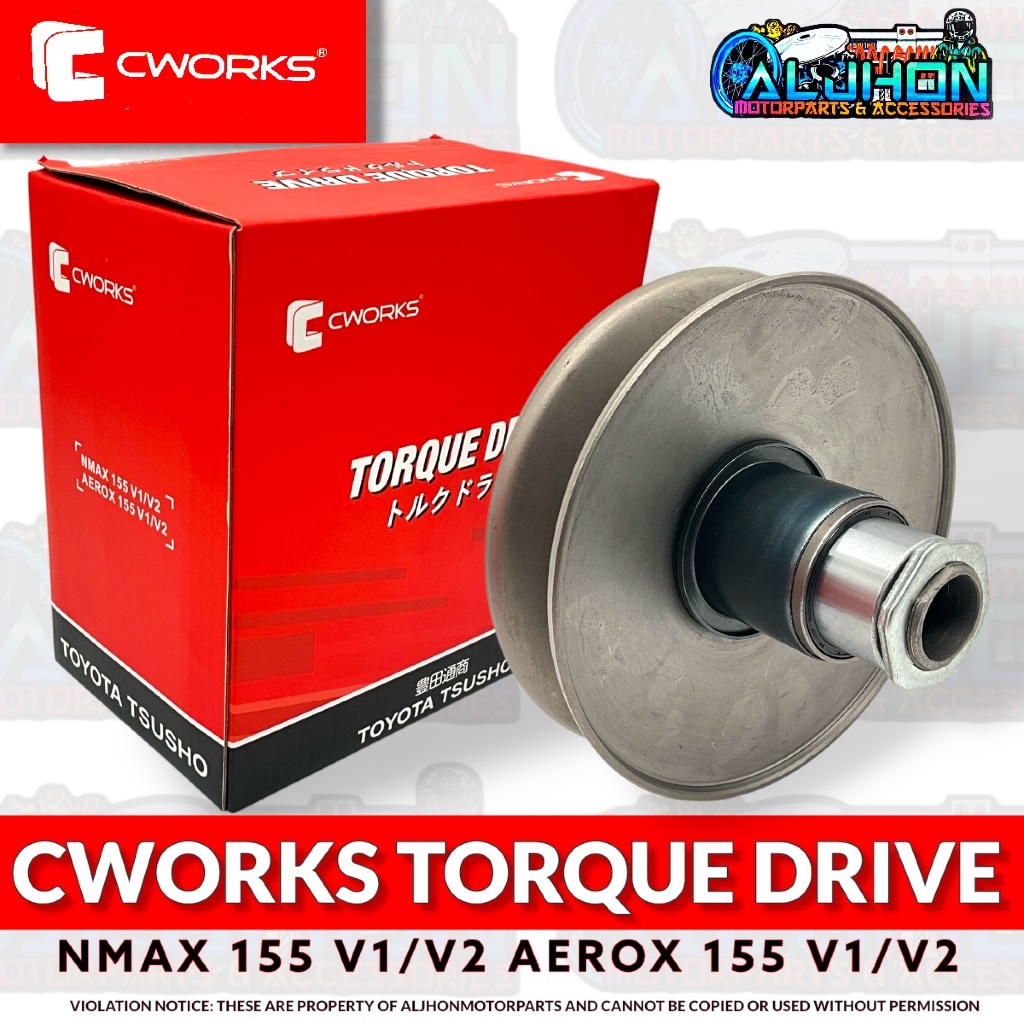 CWORKS TORQUE DRIVE ASSY FOR NMAX 155 V1/V2 / AEROX 155 V1/V2 | Shopee ...
