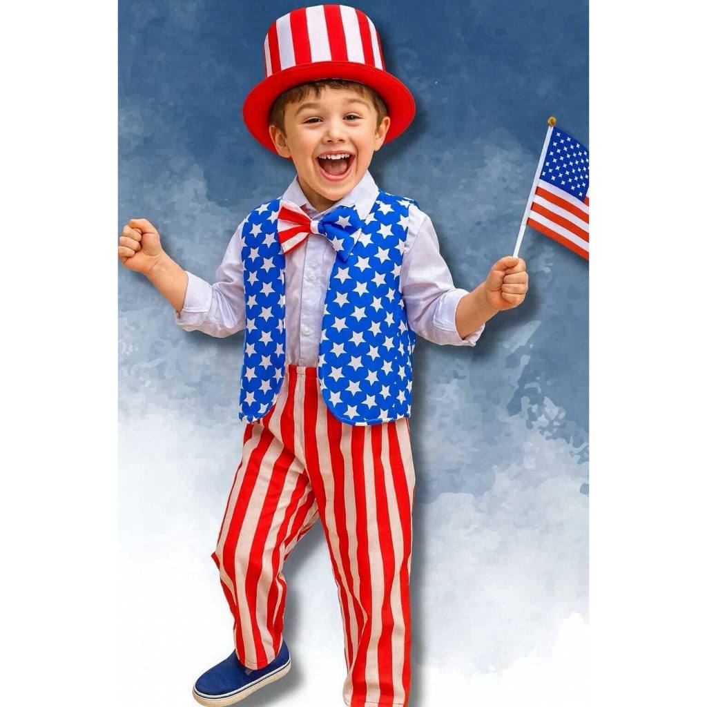 USA United Nations Costume For kids Boy 4 to 9 years old 3 in1 set costume | Shopee Philippines