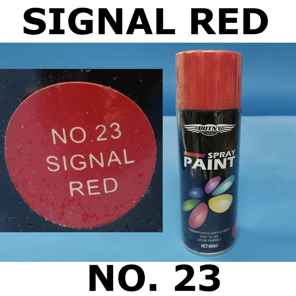 SPRAY PAINT SIGNAL RED NO. 23 == 400ML | Shopee Philippines