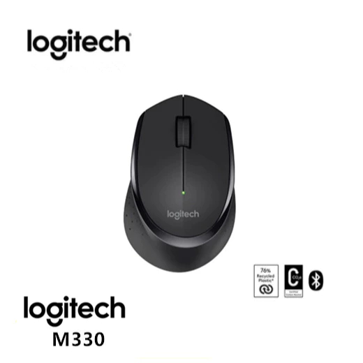 Logitech M330 Wireless Mouse Peripheral 2.4GHz 3 Buttons Optical Mouse ...