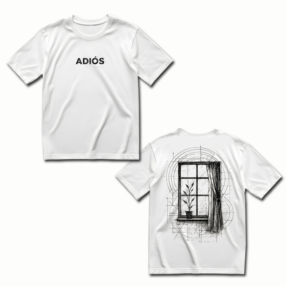 ADIOS - WHITE - PRO CLUB COTTON - CREW NECK FOR MEN & WOMEN | Shopee Philippines