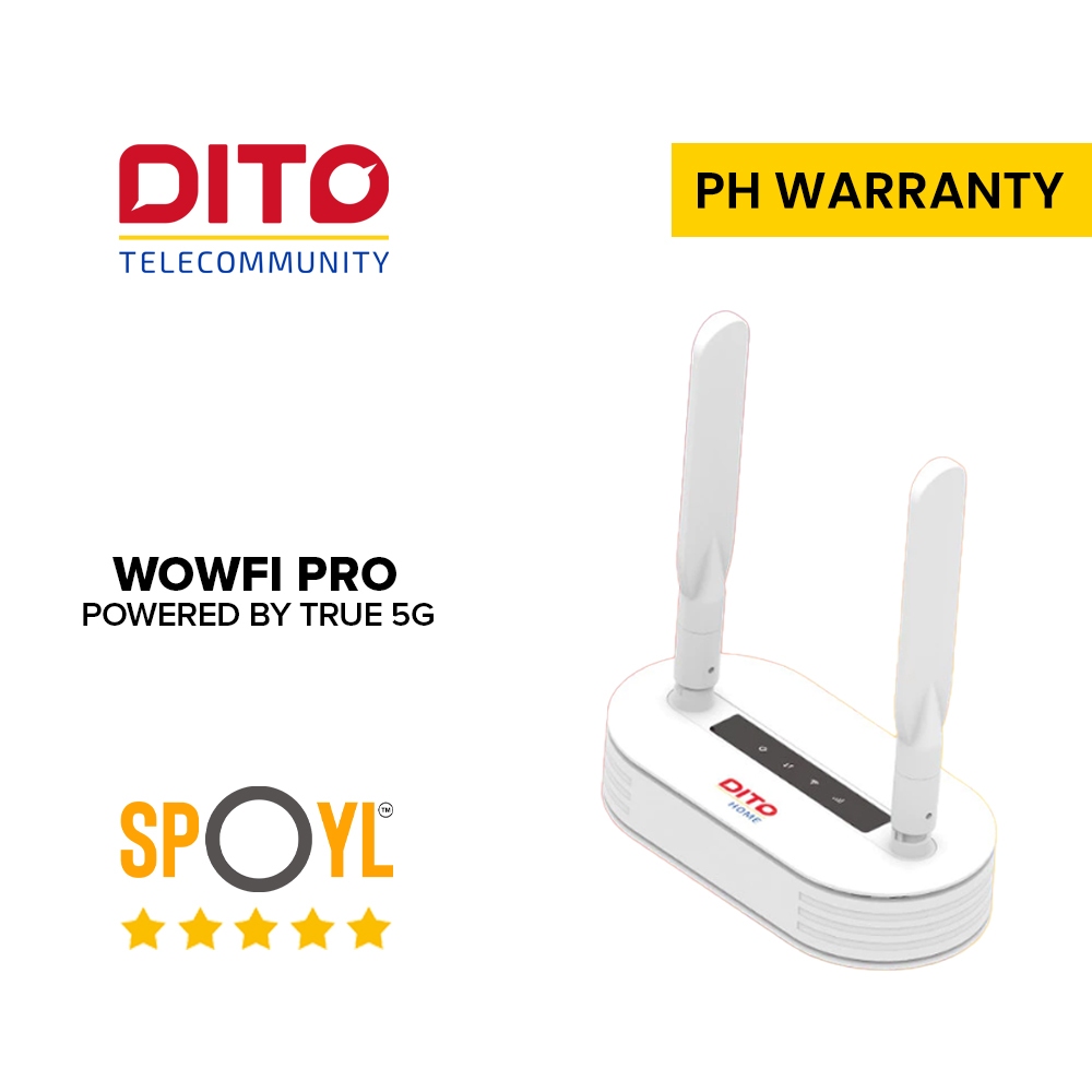 DITO Home WOWFi Pro 5G Prepaid WiFi up to 100Mbps - Spoyl Store ...