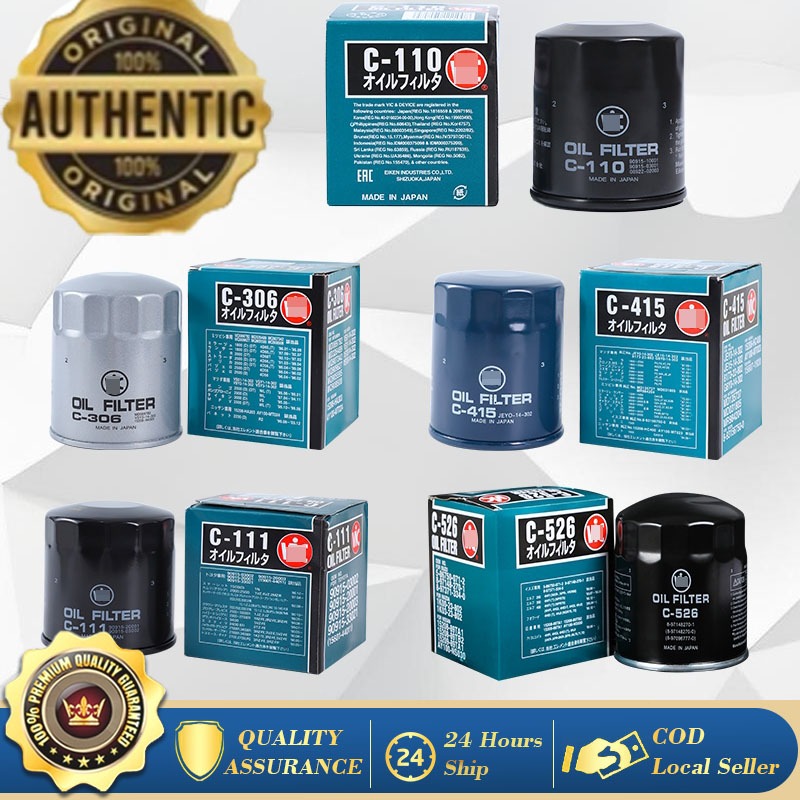 【COD】Oil Filter C-110 C-111 C-415 C-306 C-526 For Toyota Hyundai ...