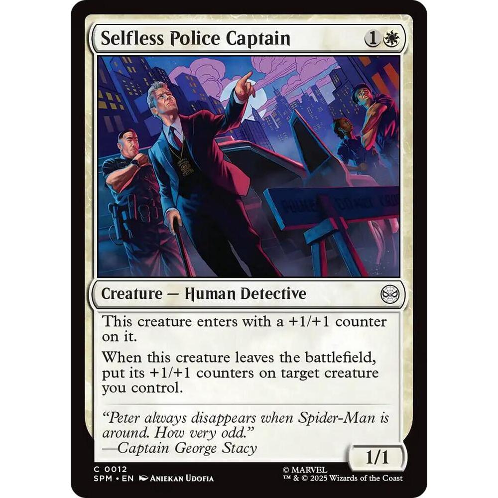 MTG Selfless Police Captain - Marvel's Spider-Man (SPM) | Shopee ...