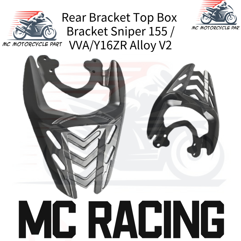 MC MOTORCYCLE PARTS Rear Bracket Top Box Bracket Sniper 155 /VVA/Y16ZR ...