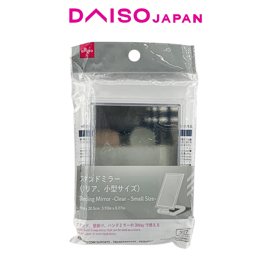 Daiso Clear Small Standing Mirror (10cmx20.5cm) | Shopee Philippines