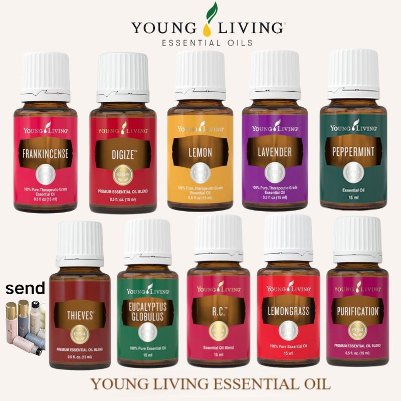 Young Living Essential Oil Peppermint/Lavender/lemon/Thieves ...