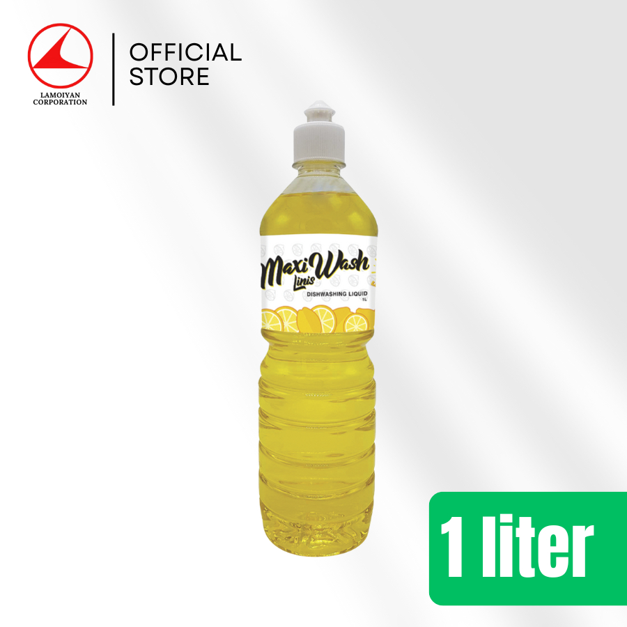 MaxiWash Linis Dishwashing Liquid Lemon Saya 1,000mL (1L) | Shopee ...