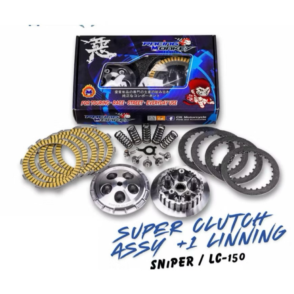 RACING MONKEY SUPER CLUTCH SNIPER 150/SNIPER 155/WAVE 125 | Shopee ...