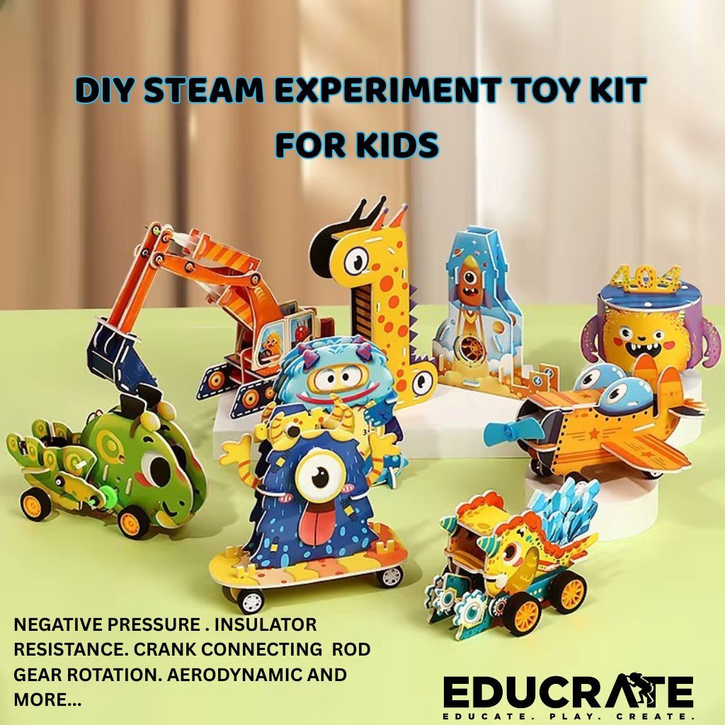 EducratePH DIY STEAM Experiment Toy Kit for Kids AERODYNAMICS /ELASTIC ...