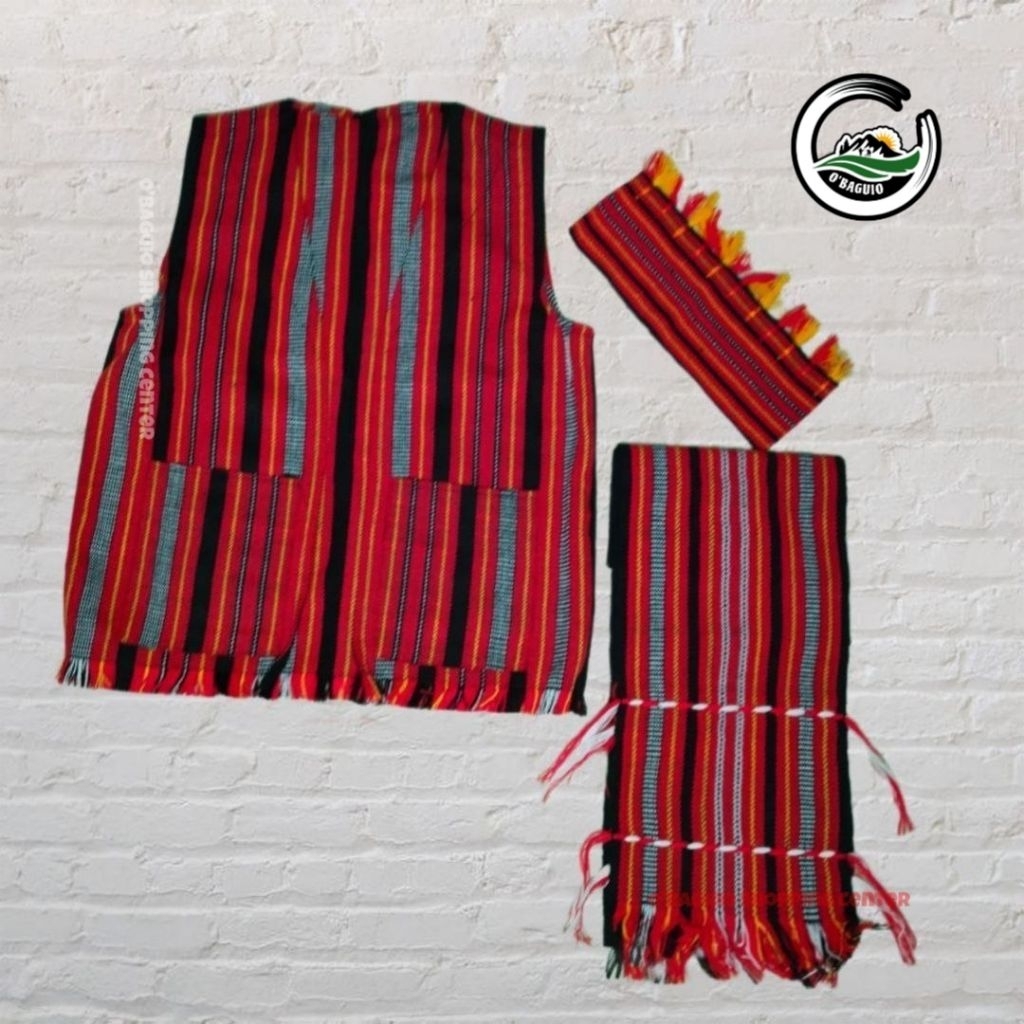 (Set) Ifugao Igorot Kids Inabel Ethnic Attire | O'Baguio (COD) | Shopee ...