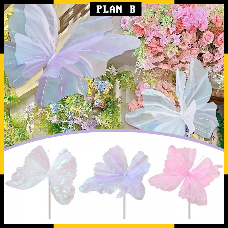 Artificial Butterfly Flowers Colorful Background Fake Flowers ...