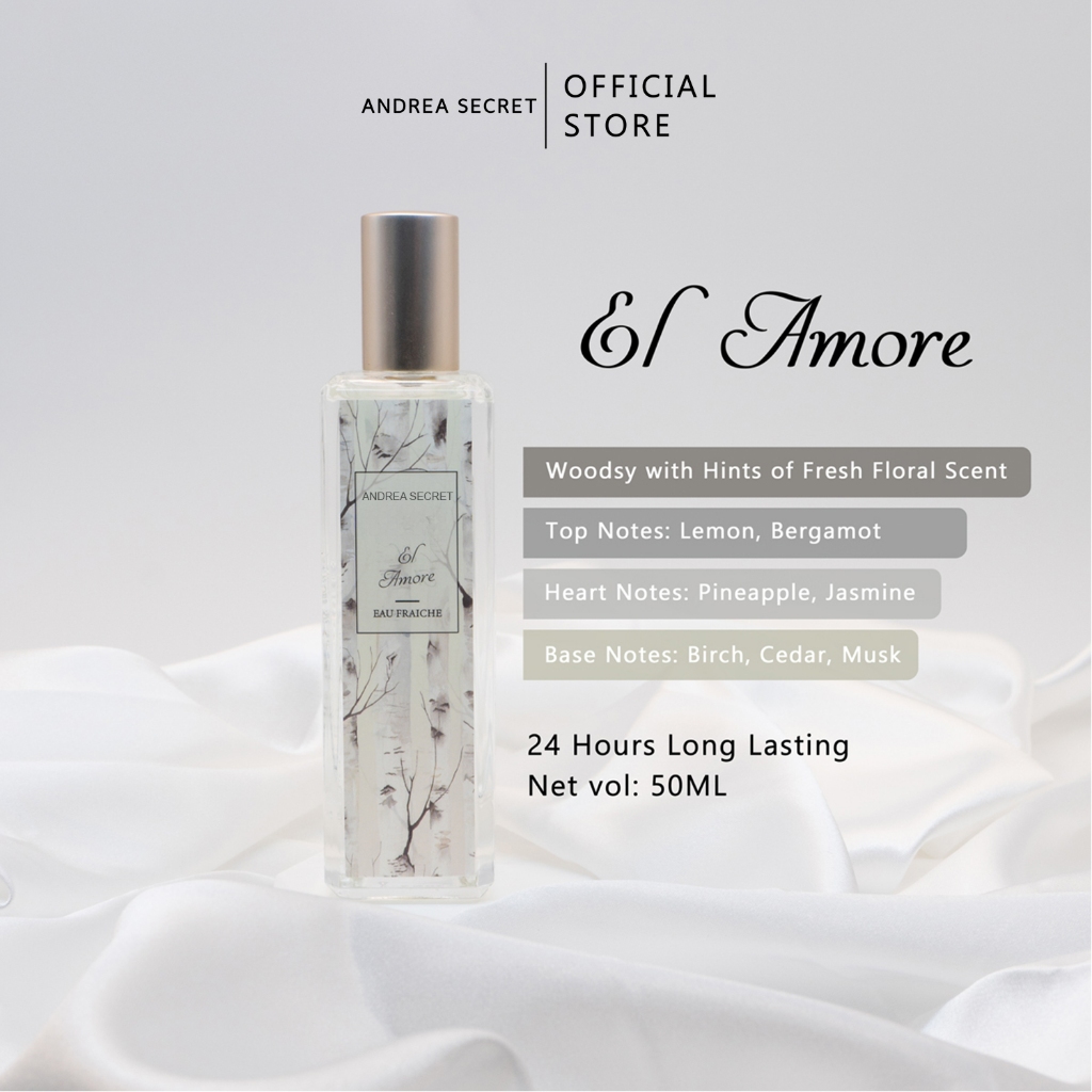 Andrea Secret El Amore 50ML |Unisex | Long Lasting Fragrance Mist ...