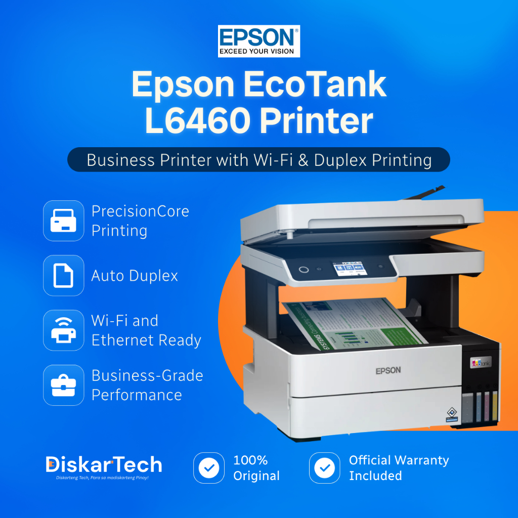 Epson EcoTank L6460 Printer | Shopee Philippines