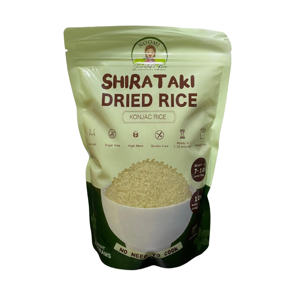 Noomi Shirataki Dried Rice (Konjac Rice) No Need To Cook (500g x 2) 1kg ...