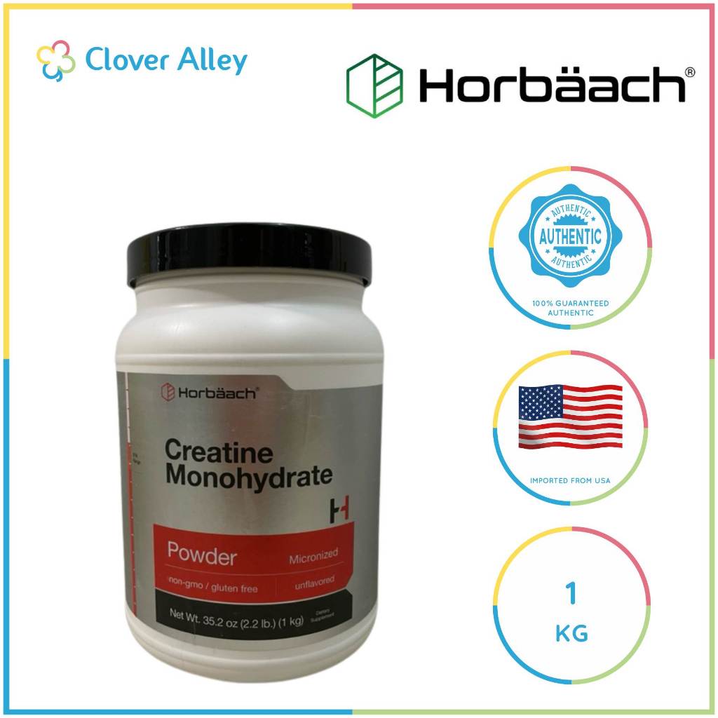 Horbaach Creatine Monohydrate Powder 1kg (03/2027 Expiry) | Shopee ...