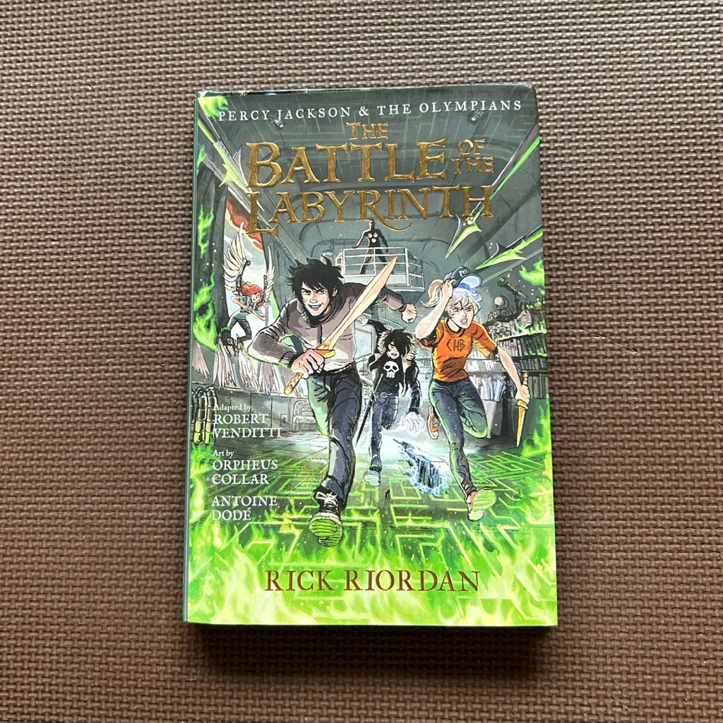 Rick Riordan The Battle of the Labyrinth (Hardcover with DJ) | Shopee ...