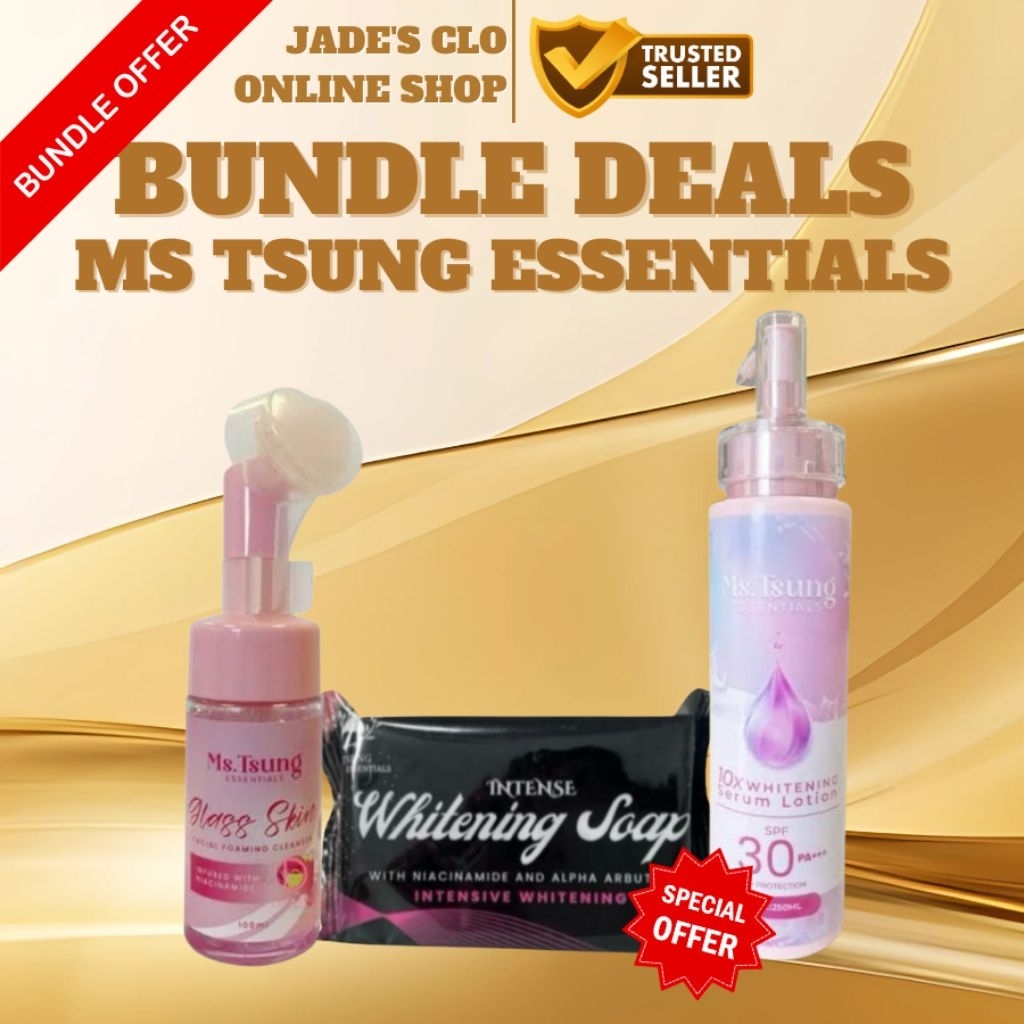 Ms Tsung Essentials BUNDLE DEALS SERUM LOTION | WHITENING SOAP | FOAM ...