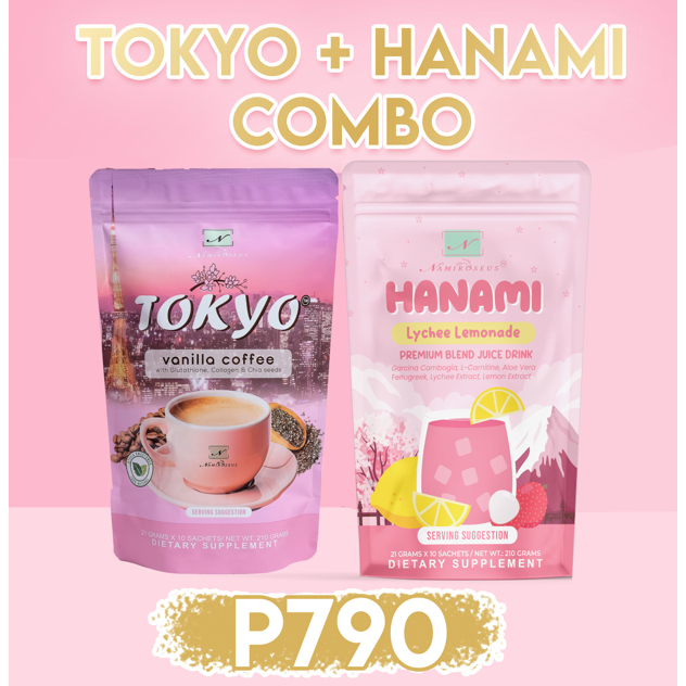 Namiroseus Tokyo and Hanami Lychee Lemonade Combo | Shopee Philippines