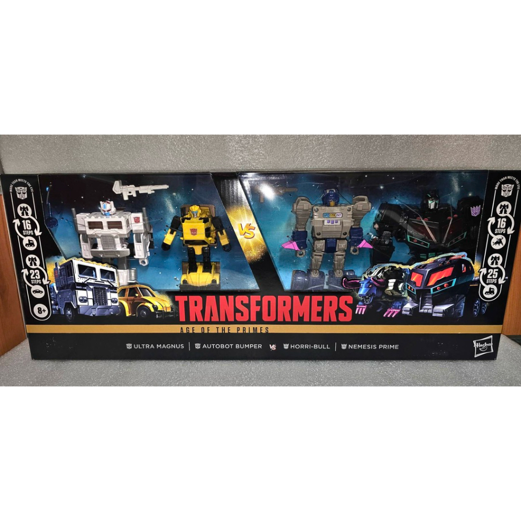 Transformers TF AOTP 4 Pack Ultra Magnus Bumper Horri-Bull Nemesis ...