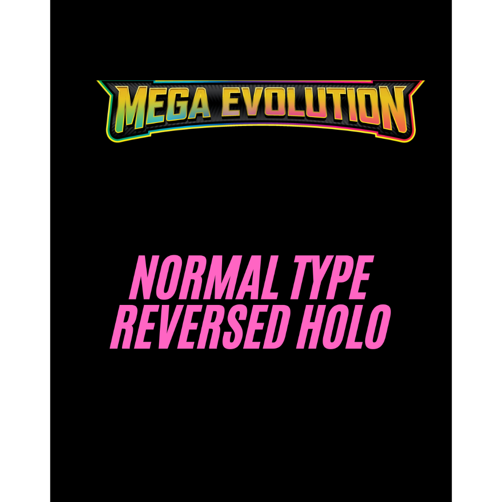 Mega Evolution - Normal Type Reversed Holo | Shopee Philippines