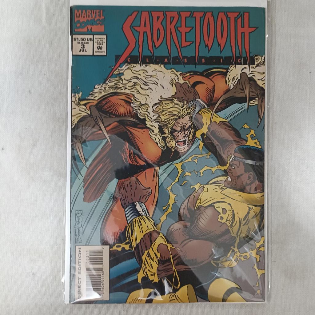 (low grade) Sabretooth Classic #3 GD+ condition Marvel comics 1994 | Shopee Philippines