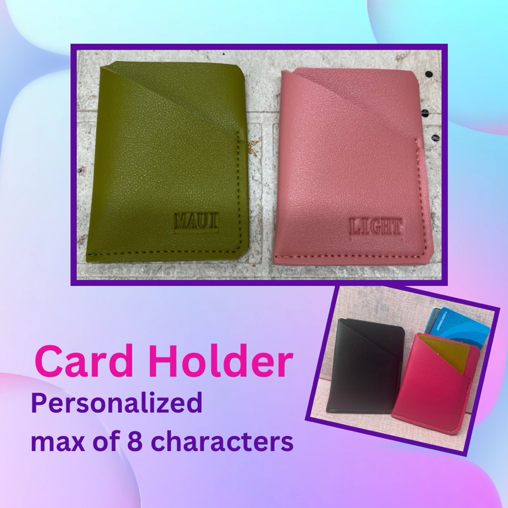 Personalized Slim Card Holder | Shopee Philippines