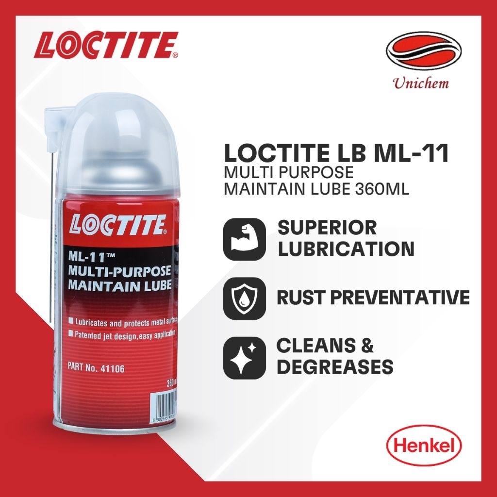 Loctite ML-11 Multi Purpose Maintain Lube - Penetrating Oil (360 ml ...