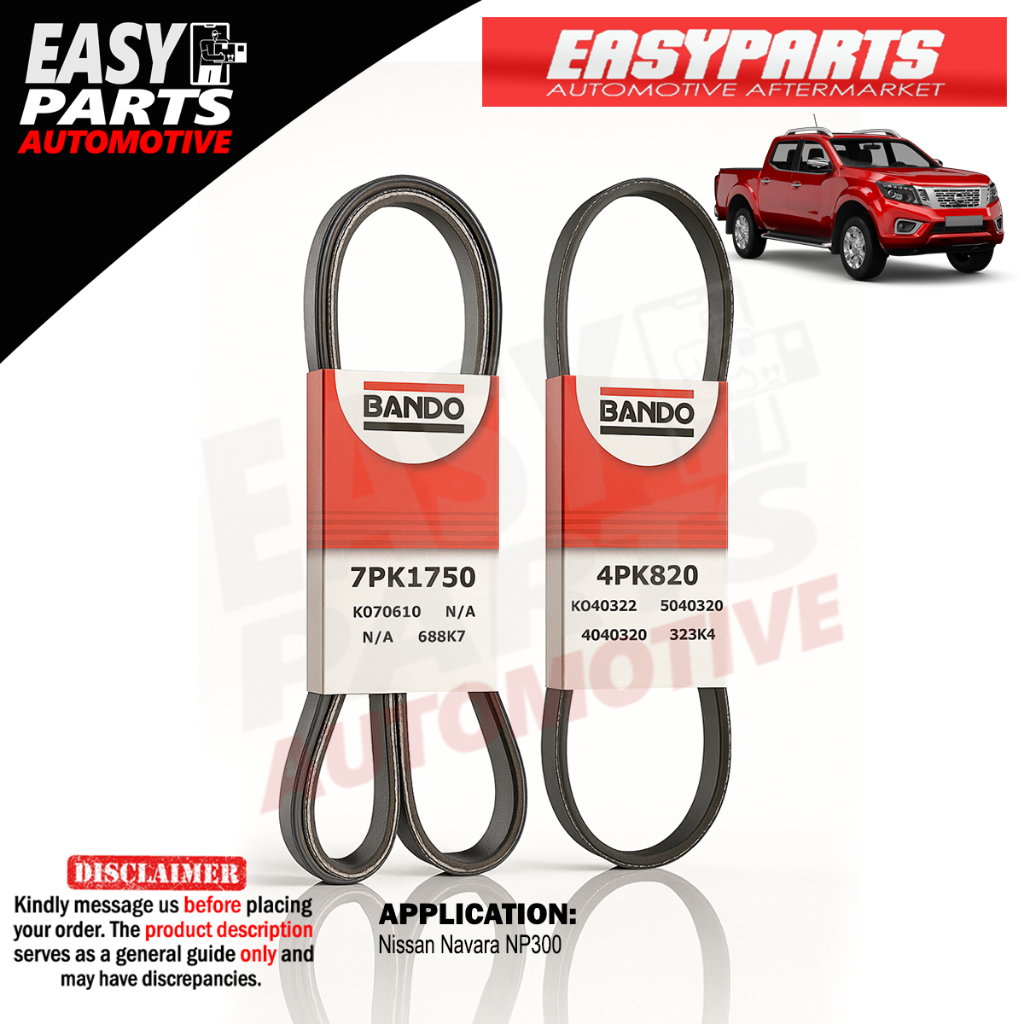 Bando Belt Nissan Navara NP300 SET | Shopee Philippines