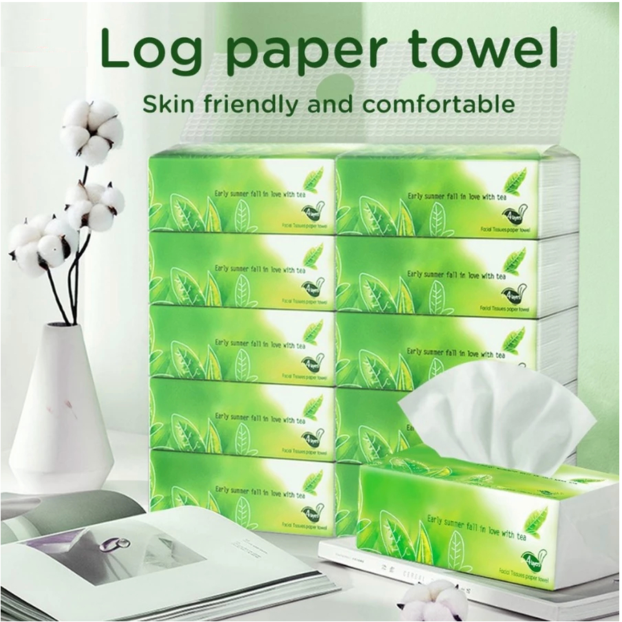 5PACK 300P 4ply Interfolded Facial Tissue Super Strong and Thick Tissue ...