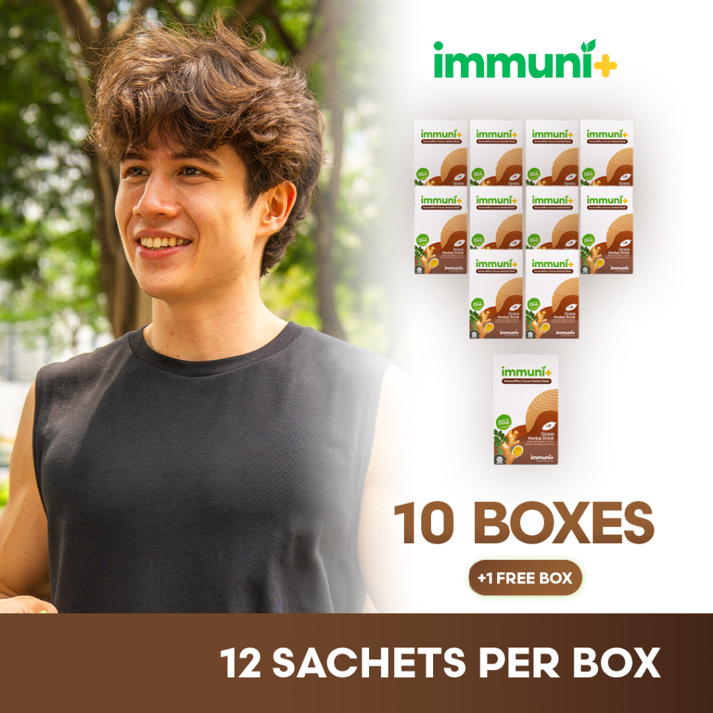 ImmuniPlus Cocoa Herbal Drink (Immuni+) | 12 Sachets x 12mL per Box ...