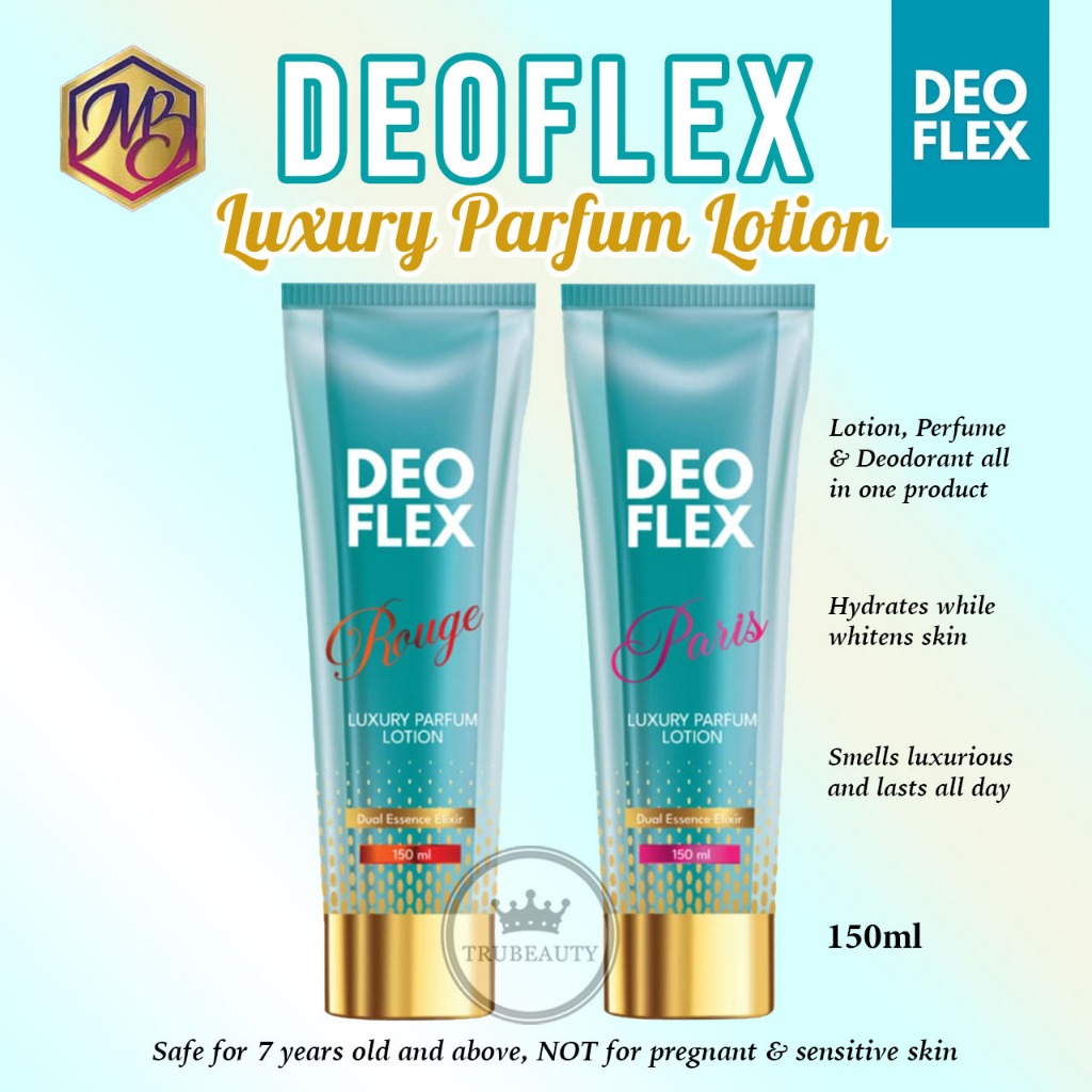 Deoflex Luxury Parfum Lotion (Rouge & Paris) 150ml | Shopee Philippines