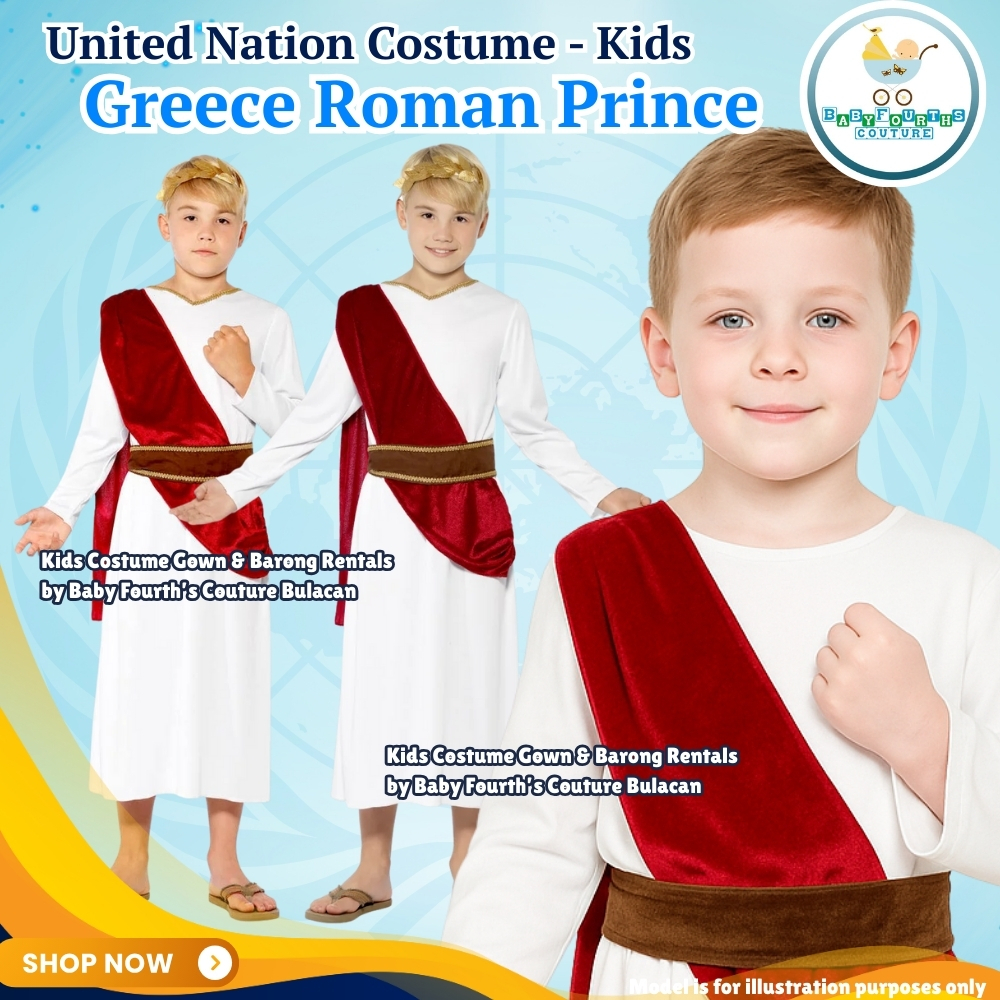 BFCM United Nation Greece Roman Prince Costume for Kids Boy for ...