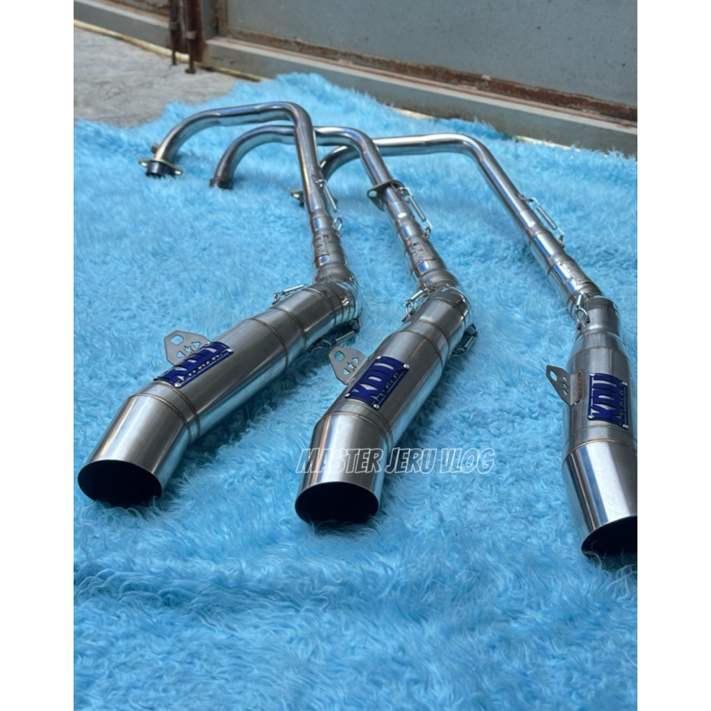 51mm Super Open Pipe Set for all types motorcycles w/ Master Jeru ...