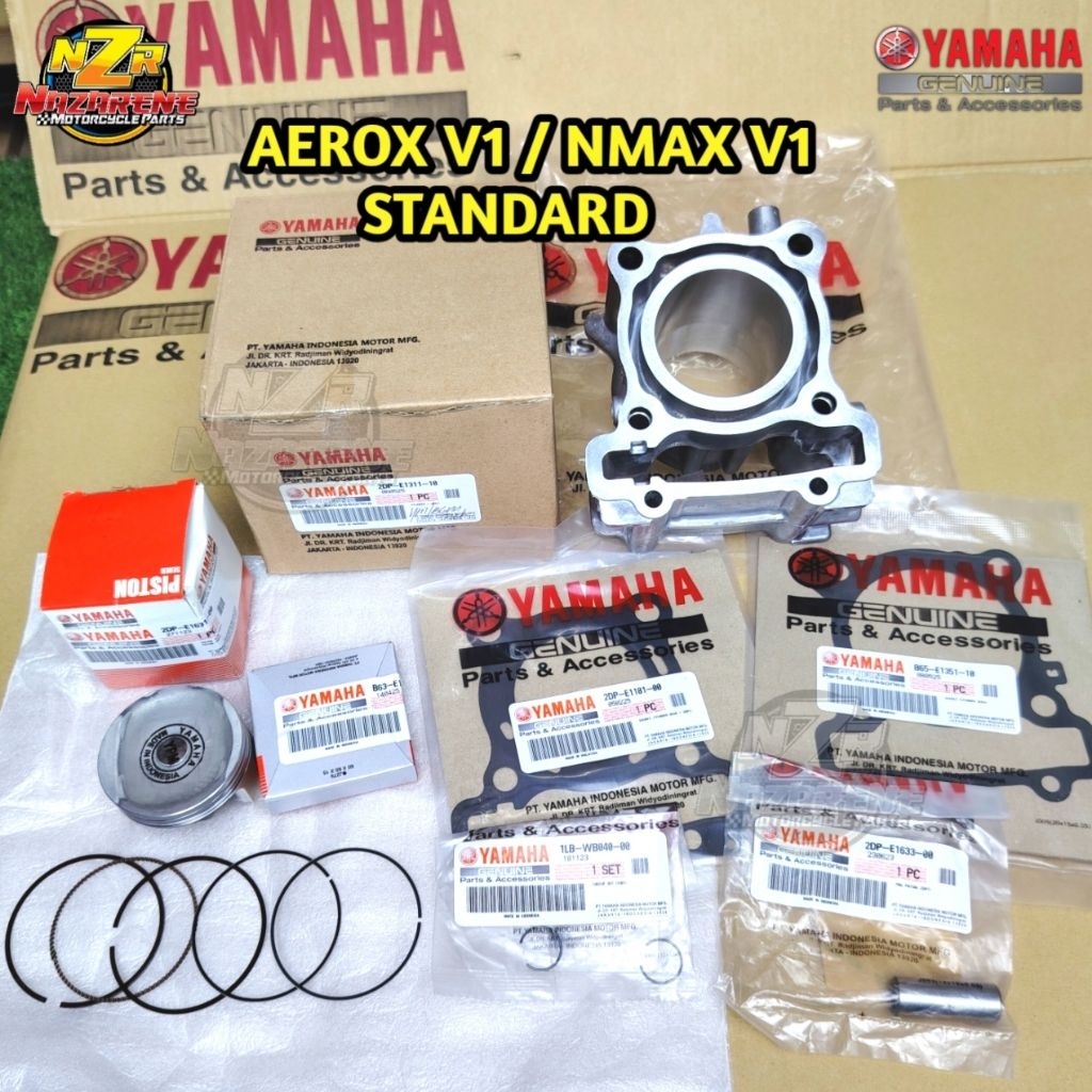 YAMAHA CYLINDER BLOCK SET NMAX V1 V2 / AEROX V1 V2 100% GENUINE ...