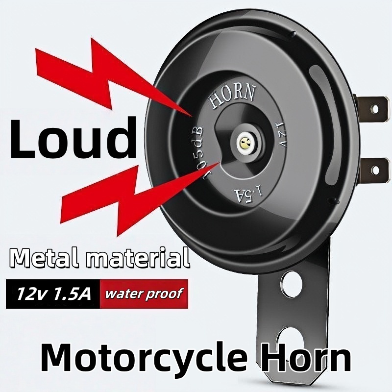 Universal motorcycle loud bosch 12V 1.5A Loud Horn for Motorcycle ...