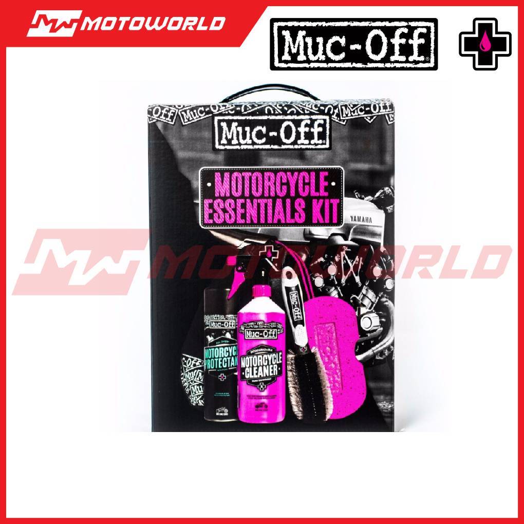 MUC-OFF MOTORCYCLE ESSENTIALS KIT | Shopee Philippines