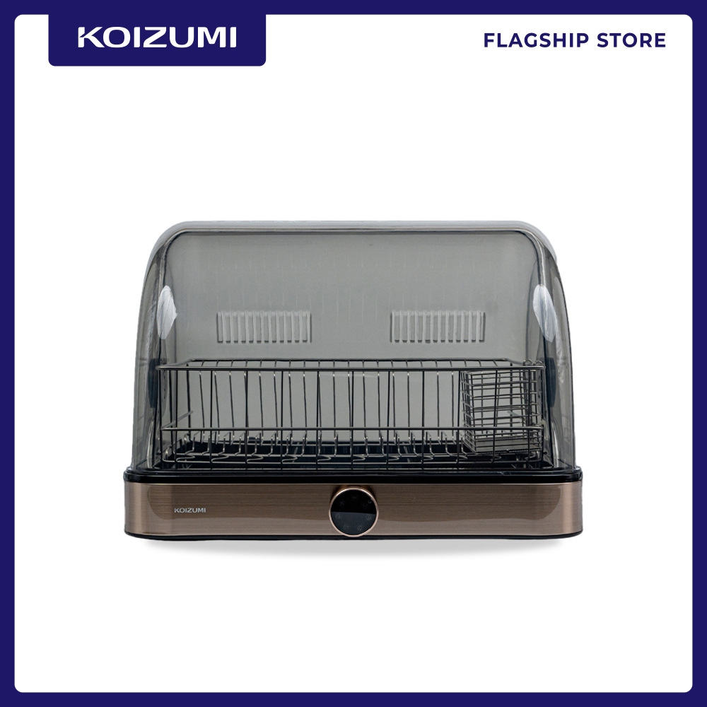 Koizumi KDE-2611H Electric Dish Dryer and Rack with UV Disinfection ...