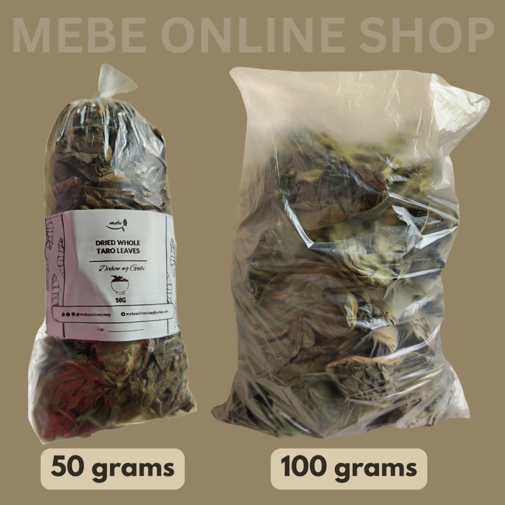 Dried Taro Leaves/Pinatuyong Dahon ng Gabi/Katnga/Natong/Laing (Dried ...