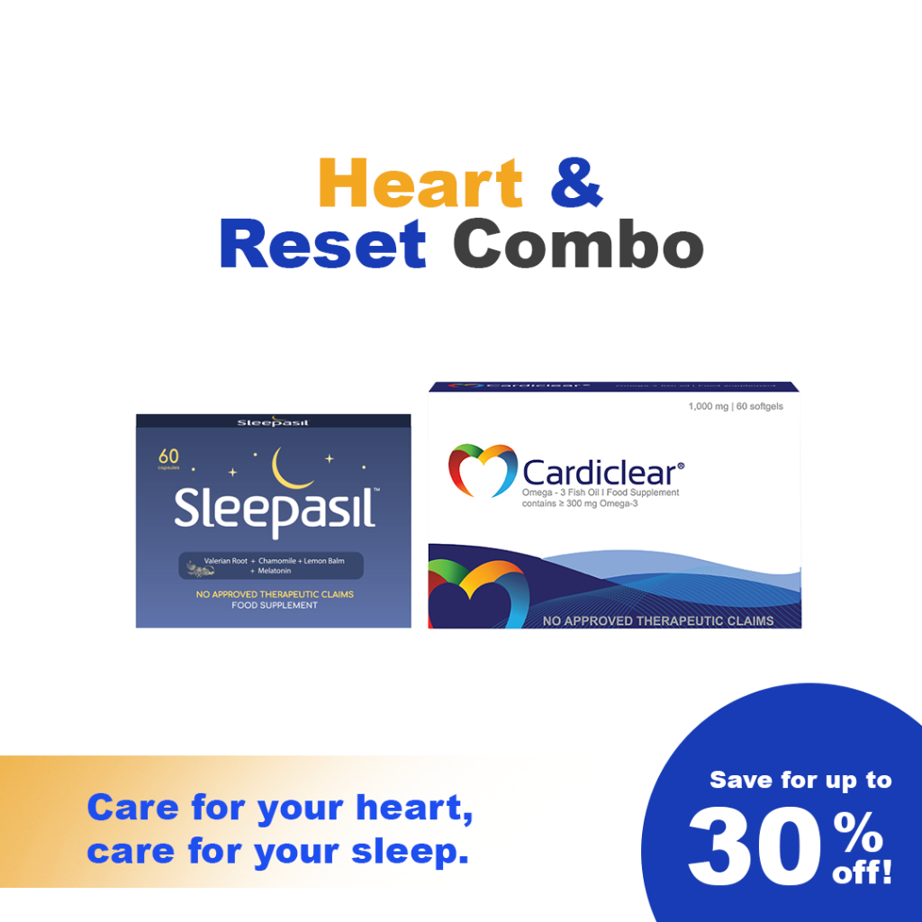 [HEART AND RESET COMBO] Sleepasil 1 box and Cardiclear 1 Box | Shopee ...