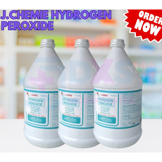 J.CHEMIE HYDROGEN PEROXIDE 6% (20 VOLUME) GALLON | Shopee Philippines