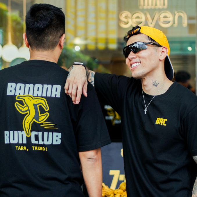 Banana Run Club Cotton Shirt - Tara, Takbo | Shopee Philippines