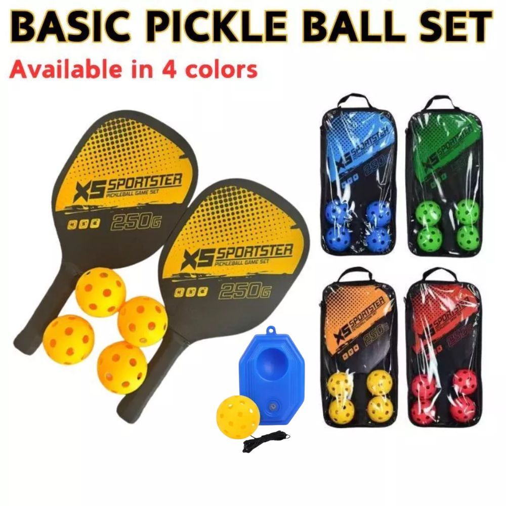 Pickleball Rackets Set Pickleball Paddle Set of 2 Rackets and 4 ...